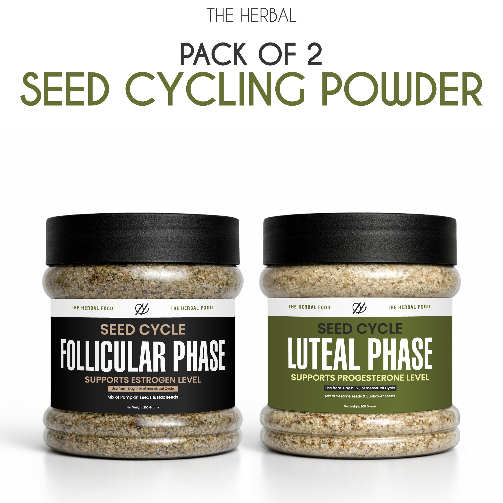 Seed Cycling Blend for Hormone Balance – Follicular & Luteal Phase Sup ...